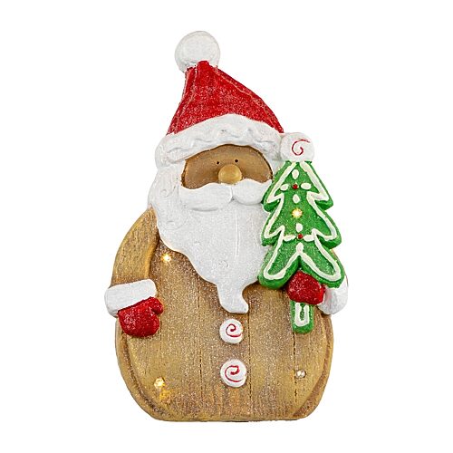 Click here for Northlight 16 Led Gingerbread Santa Claus Glittere... prices