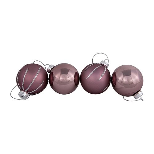 Click here for Northlight 2 Shiny And Matte Glass Ball 24ct Chris... prices