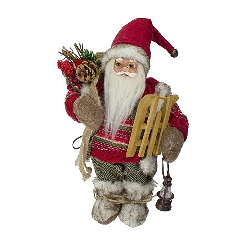 Click here for Northlight 12 Standing Santa With A Sled And Lante... prices
