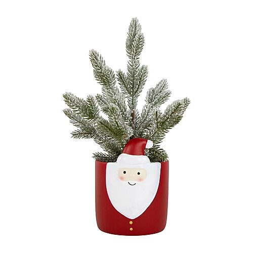 Click here for Northlight 15 Mini Frosted Artificial In Santa Pot... prices