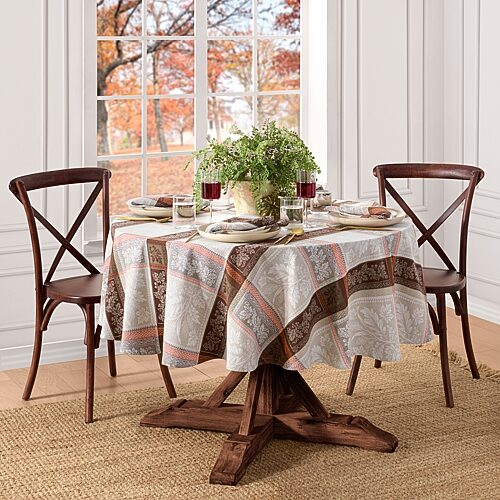 Click here for Elrene Windswept Harvest Jacquard Cotton Tableclot... prices