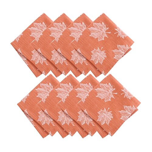 Click here for Threadmade Falling Leaves 8 Pack Napkins  One Size... prices