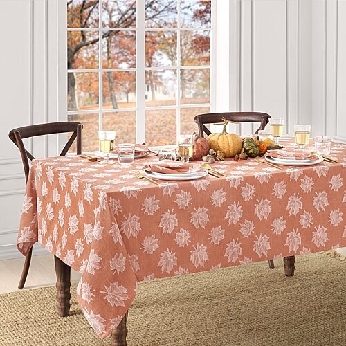 Click here for Threadmade Falling Leaves Tablecloth  One Size  Or... prices