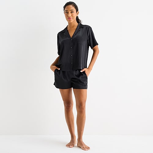 Click here for Ambrielle Womens Satin Short Sleeve 2-pc. Pajama S... prices