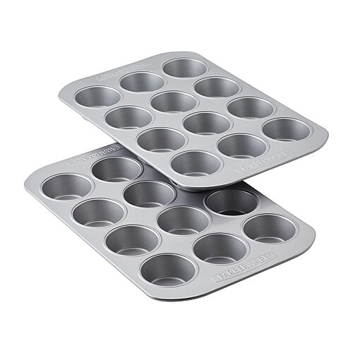 Click here for Farberware 2-pc. Muffin Pan Set  One Size  Gray prices