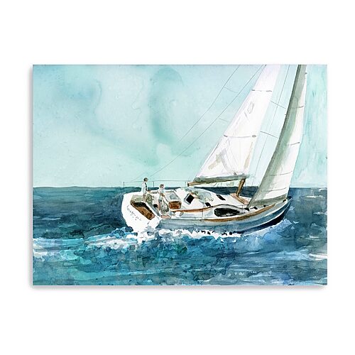 Click here for Lumaprints Delray Sail Canvas Art  One Size  Blue prices
