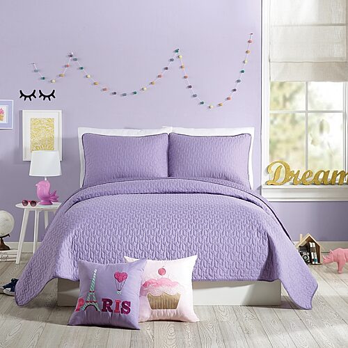 Click here for Urban Playground Coty Purple Quilt Sets prices