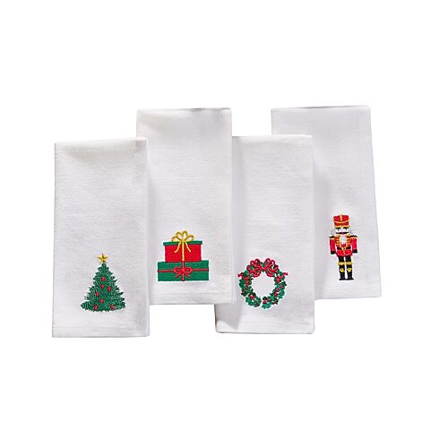 Click here for Threadmade 4-pc. Napkins  One Size  White prices