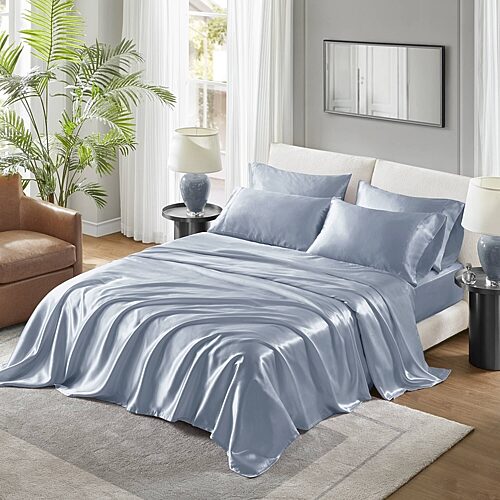 Click here for Madison Park Essentials Satin Pillowcase Pair  Sta... prices