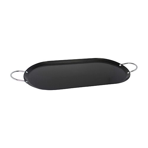 Click here for IMUSA Steel 17 Oval Comal Griddle  One Size  Black prices