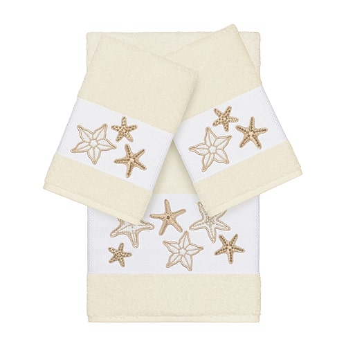 Click here for Linum Home Textiles Lydia 3-pc. Bath Towel Set  On... prices