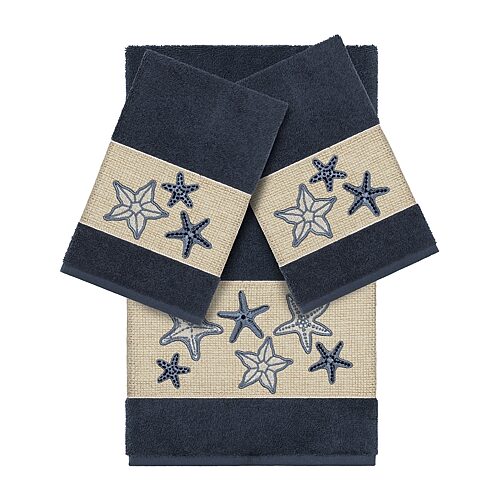 Click here for Linum Home Textiles Lydia 3-pc. Bath Towel Set  On... prices