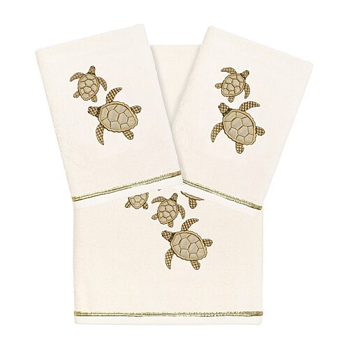 Click here for Linum Home Textiles Tortuga 3-pc. Bath Towel Set... prices