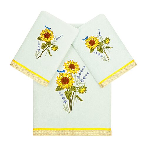 Click here for Linum Home Textiles Girasol 3-pc. Bath Towel Set... prices