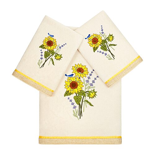 Click here for Linum Home Textiles Girasol 3-pc. Bath Towel Set... prices