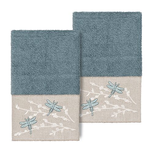 Click here for Linum Home Textiles Braelyn 2-pc. Embellished Hand... prices