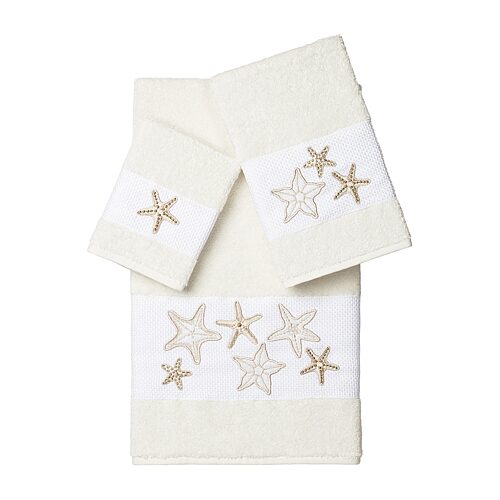 Click here for Linum Home Textiles Lydia 3-pc. Bath Towel Set  On... prices