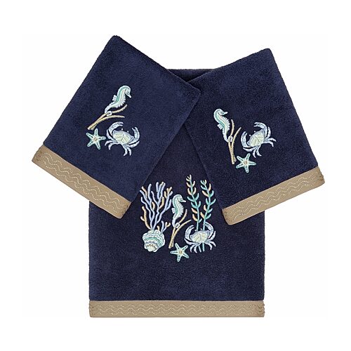 Click here for Linum Home Turkish Cotton Aaron Embellished 3-Pc.... prices