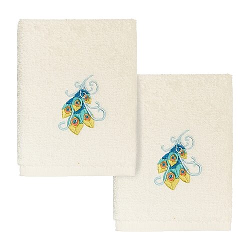 Click here for Linum Home Turkish Cotton Penelope Embellished 2-P... prices
