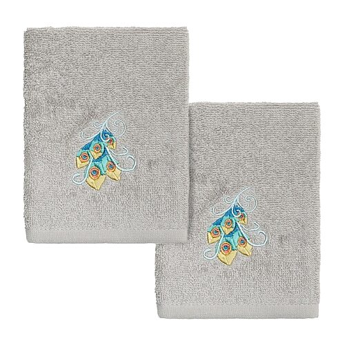 Click here for Linum Home Turkish Cotton Penelope Embellished 2-P... prices