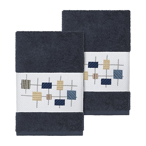 Click here for Linum Home Textiles Khloe 2-pc. Embellished Hand T... prices