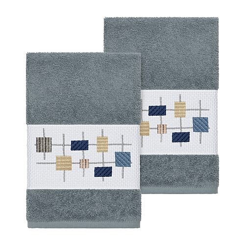 Click here for Linum Home Textiles Khloe 2-pc. Embellished Hand T... prices