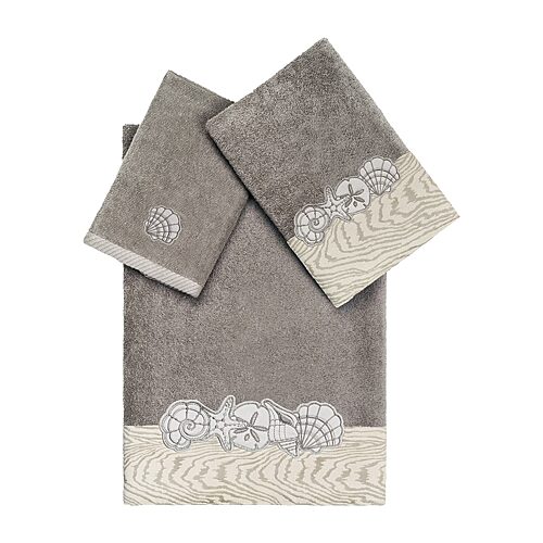 Click here for Linum Home Textiles Shell Row 3-pc. Bath Towel Set... prices