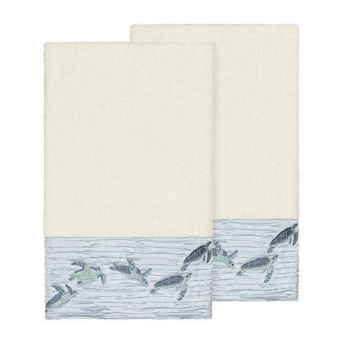 Click here for Linum Home Textiles Mia 2-pc. Embellished Animal B... prices