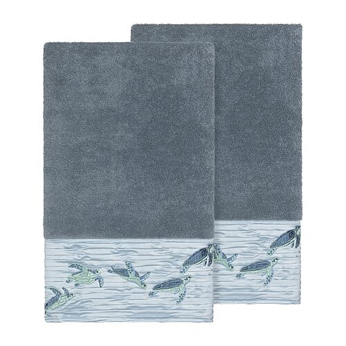 Click here for Linum Home Textiles Mia 2-pc. Embellished Animal B... prices