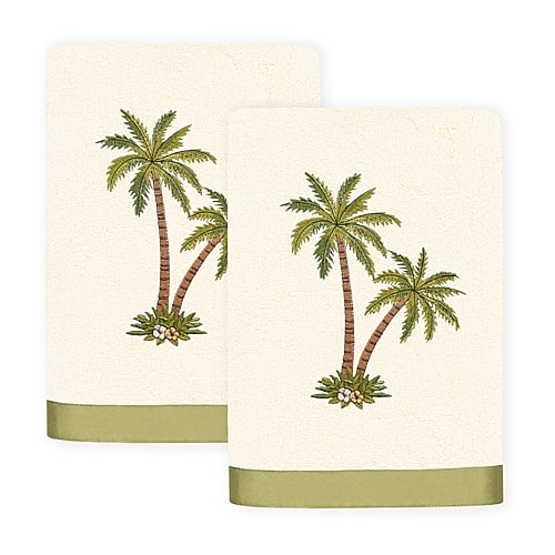 Click here for Linum Home Textiles Palmera 2-pc. Embellished Hand... prices