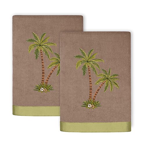 Click here for Linum Home Textiles Palmera 2-pc. Embellished Hand... prices
