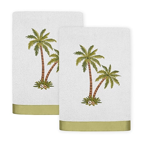 Click here for Linum Home Textiles Palmera 2-pc. Embellished Hand... prices