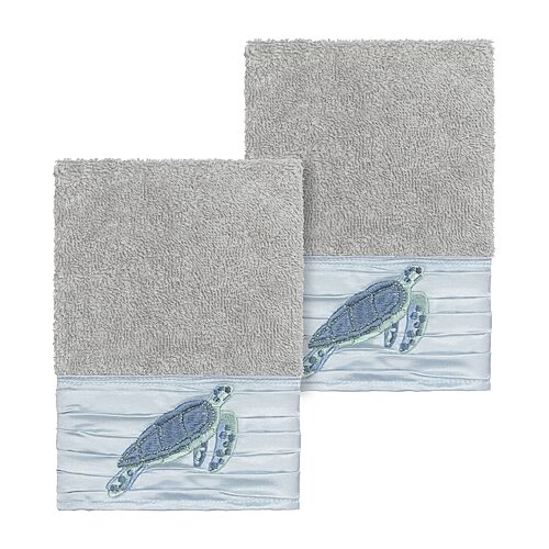Click here for Linum Home Textiles Mia 2-pc. Embellished Washclot... prices