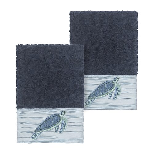 Click here for Linum Home Textiles Mia 2-pc. Embellished Washclot... prices