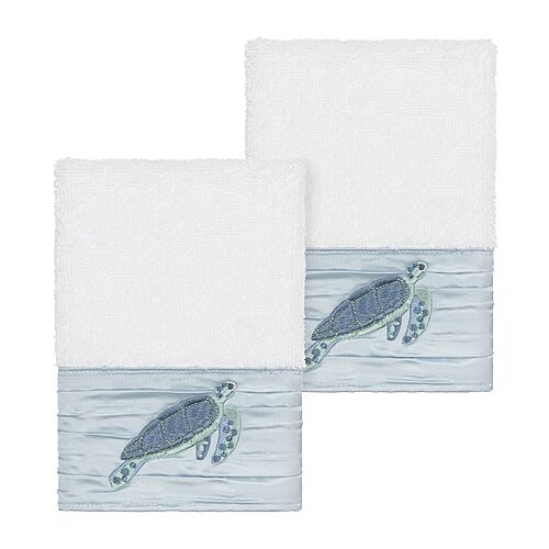 Click here for Linum Home Textiles Mia 2-pc. Embellished Washclot... prices