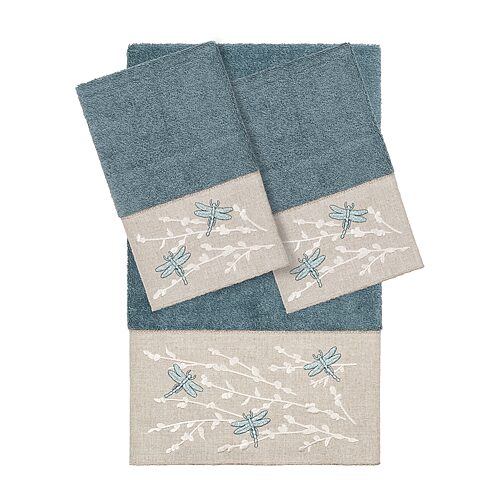 Click here for Linum Home Textiles Braelyn 3-pc. Bath Towel Set... prices