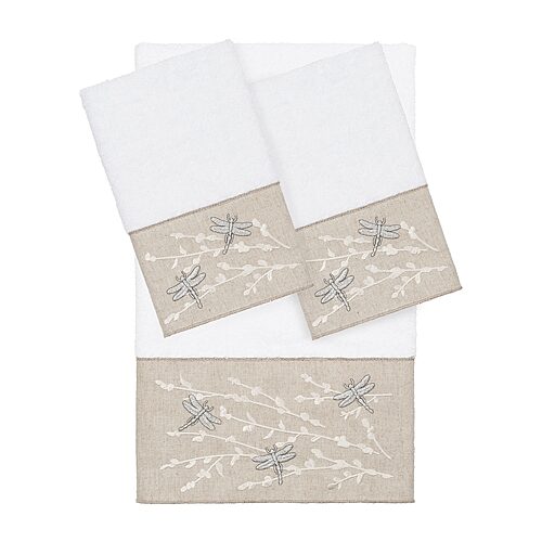 Click here for Linum Home Textiles Braelyn 3-pc. Bath Towel Set... prices