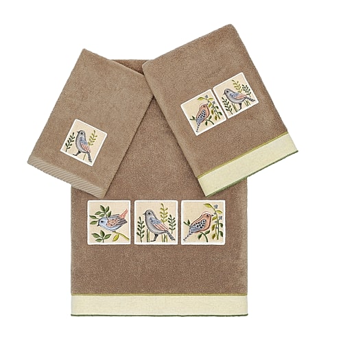 Click here for Linum Home Turkish Cotton Belinda Embellished 3-Pc... prices