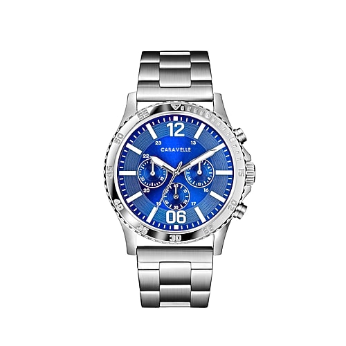 Click here for Caravelle Designed By Bulova Mens Chronograph Silv... prices
