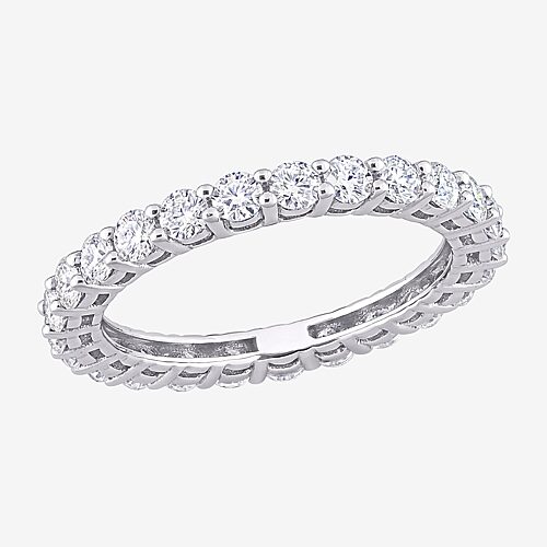 Click here for Womens 2.5MM 1 1/2 CT. T.W. Lab Created White Mois... prices