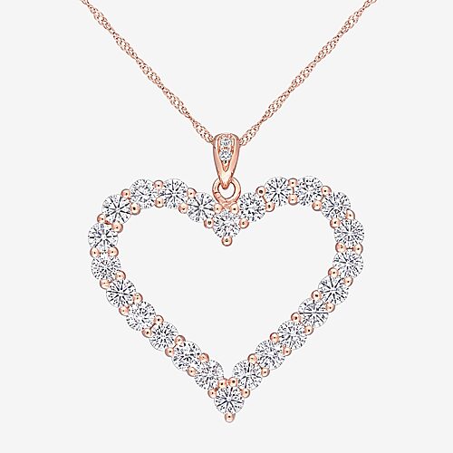Click here for Womens Lab Created White Moissanite 18K Rose Gold... prices
