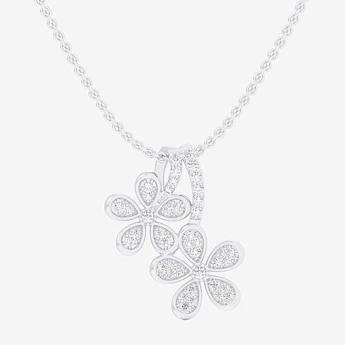 Click here for (G-H / Si1-Si2) Womens 1/4 CT. T.W. Lab Grown Whit... prices