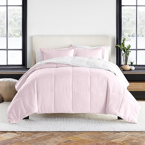 Soft Essentials Down-Alternative Reversible Comforter Set