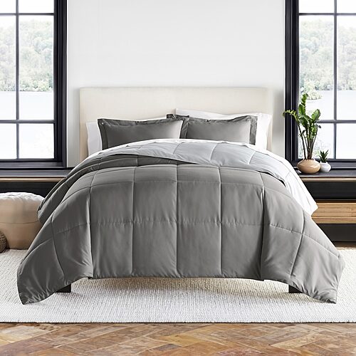 Soft Essentials Down-Alternative Reversible Comforter Set