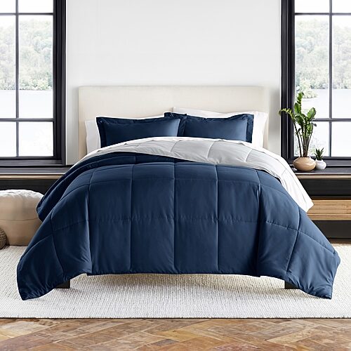 Soft Essentials Down-Alternative Reversible Comforter Set