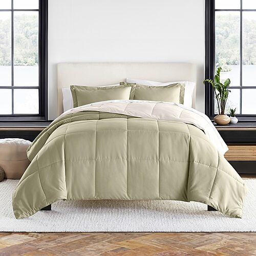 Soft Essentials Down-Alternative Reversible Comforter Set