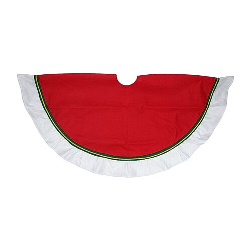 Click here for Northlight Red And White With Border Accents Tree... prices