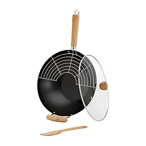 Click here for Infuse Asian Carbon Steel 4 Piece Non-Stick Wok Se... prices