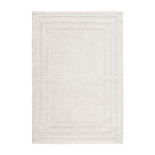Town And Country Cloud Shag Geometric Washable Indoor Rectangular Area Rug  One Size  Beige