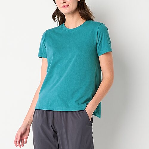 Click here for Xersion Womens Cotton Crew Neck Short Sleeve T-Shi... prices